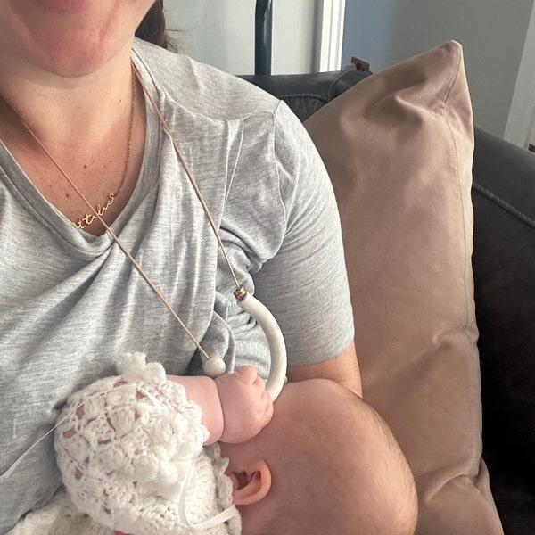 Fidget Breastfeeding /fiddle Nursing Necklace Fiddle Beads Made From ...