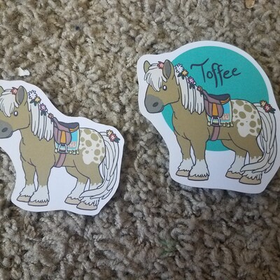 Custom Botw/totk Cartoon Horse Sticker Personalized Steed - Etsy