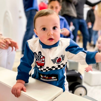 Checker Race Suit Race Car Birthday Halloween Costume - Etsy Canada