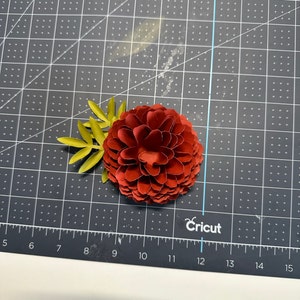 Flower Template 5 Paper Flower PDF SVG DXF Png Silhouette Studio for ...