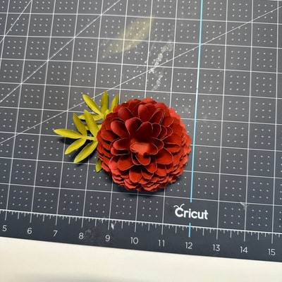 Flower Template 5 Paper Flower PDF SVG DXF Png Silhouette Studio for ...