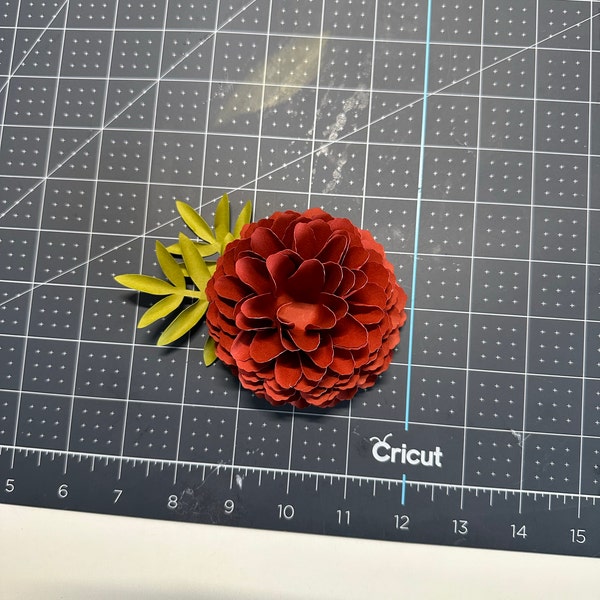 Mini Marigold Template Paper Flower Small/medium/large PNG SVG DXF ...