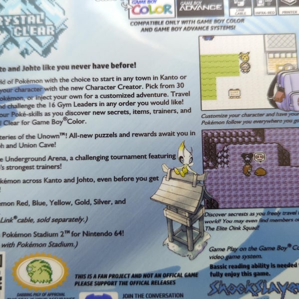 Custom GBC Game Case - Choose Game Case - No Game - No Manual - Gameboy ...