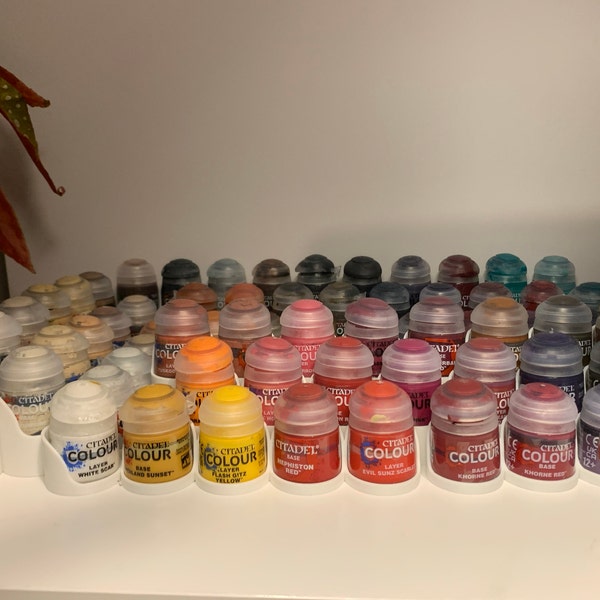 Citadel Paint Rack, Miniature Paint Storage, Citadel Paint Station ...