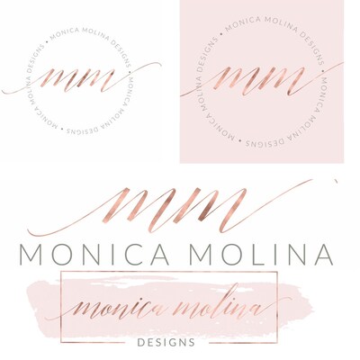 Gold Watercolor Logo Premade Logo Design Photography - Etsy