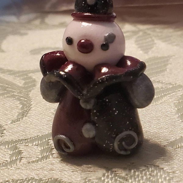 Rainbow Mini Clown Handmade Figurine - Etsy