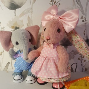 Matilda Bunny Pattern, Rabbit Pattern, Pdf Bunny Sewing Pattern, Sew a ...