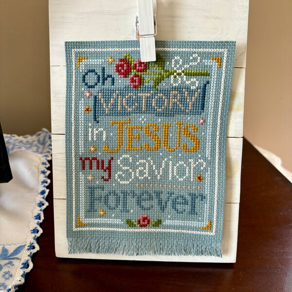 Patriotic Cross Stitch Pattern - Glory Glory Hallelujah - Instant ...