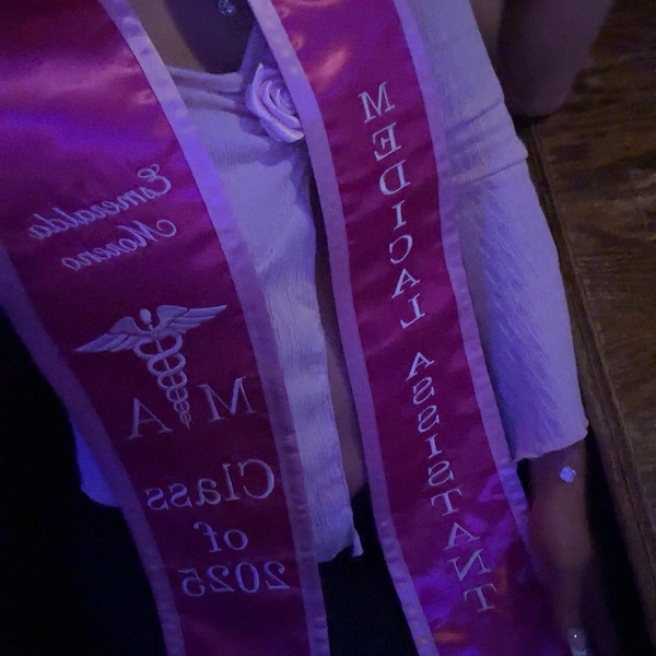 Medical Assistant Grad Stole - Etsy
