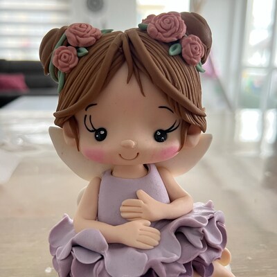 Piggy Fondant Cold Porcelain Piggy Figure Farm Party - Etsy