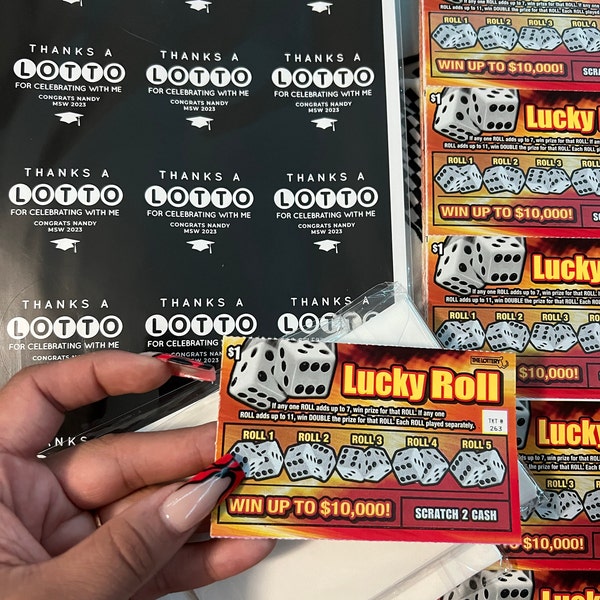 Graduation Favor Labels - 2025 Thank You Graduation Labels - Lotto ...