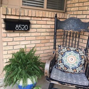 Custom Mailbox Address Numbers, Modern Door Numbers, Mailbox Decals ...