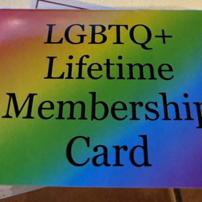 Custom LGBTQAI and Other Membership Cards Add You Own Photo ...