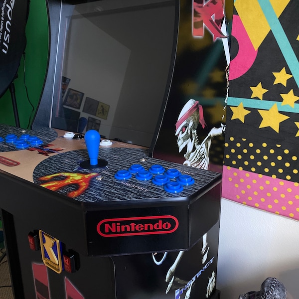 Galaga Arcade Graphics / Original Size / Side Decals - Etsy