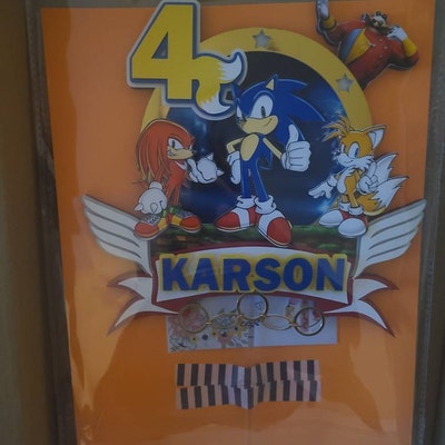 Sonic and Friends Cake Topper - Etsy