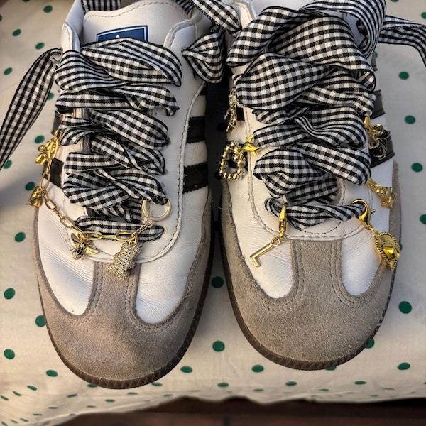 Shoe Charm Chain for Sneakers Shoelace Charms Custom Initial ...