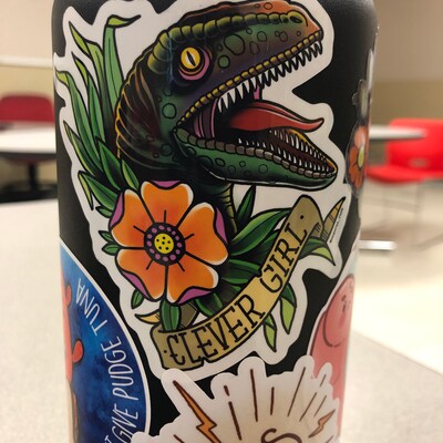 Clever Girl Sticker Vinyl Sticker Tattoo Flash - Etsy