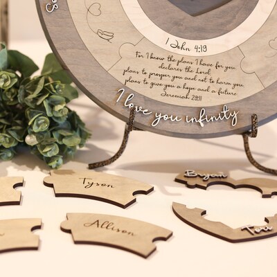 Unity Puzzle, Family Puzzle, Blended Family, Unity Alternative, Wedding ...