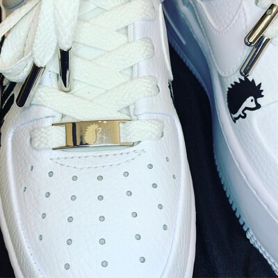 AF1 Lace Tags and Tips Pack,sliver Custom Personalized Laser Engraved ...