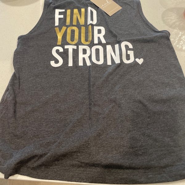 Find Your Strong Muscle Tank: Inspirational Gym Workout Top - Etsy
