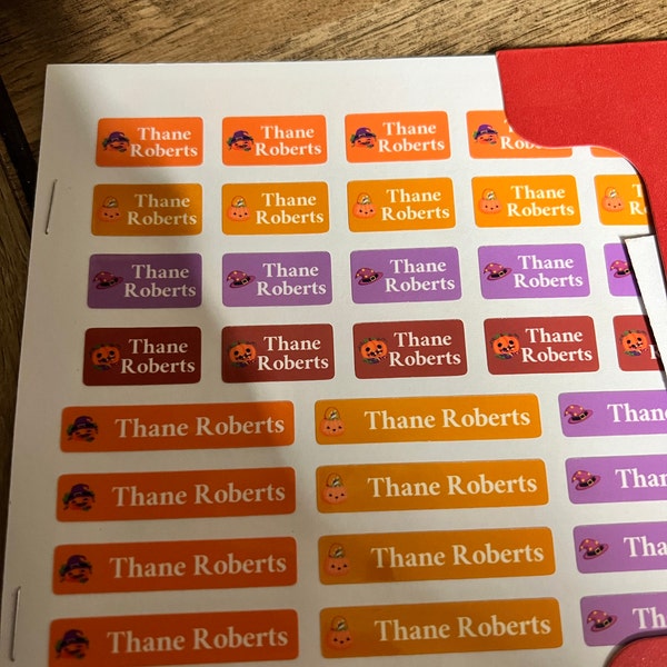 Sports Name Label Pack 6496 Pcs waterproof Labels-daycare Labels-school ...