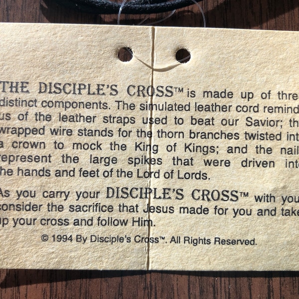 Forest Green Disciple's Cross Necklace Handmade - Etsy