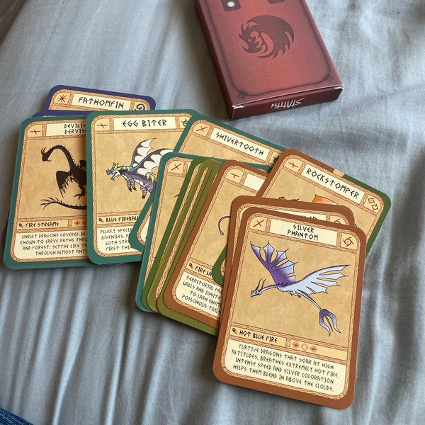 HTTYD Deck of Dragons II - Beyond Berk (expansion Deck) - Etsy