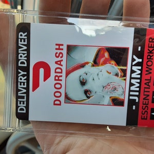 Uber Eats Driver ID Card With Your Picture Custom Picture - Etsy