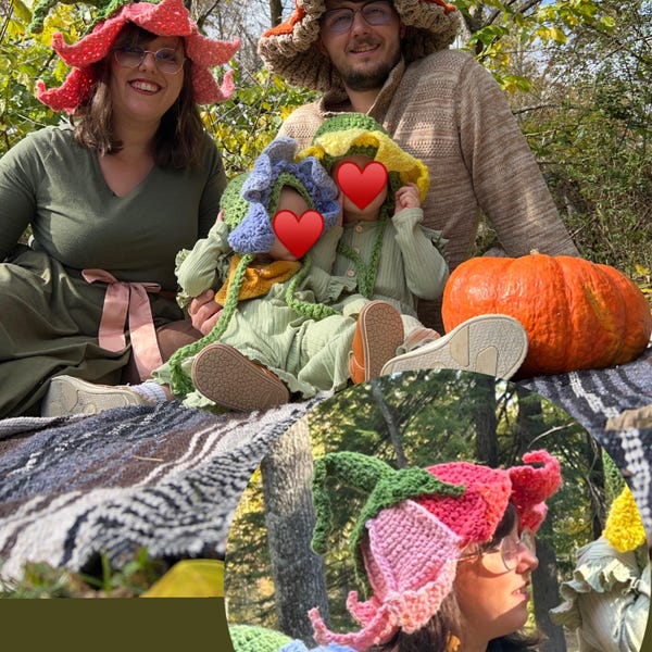 Fairy Flower Hat Crochet Pattern PDF - Etsy