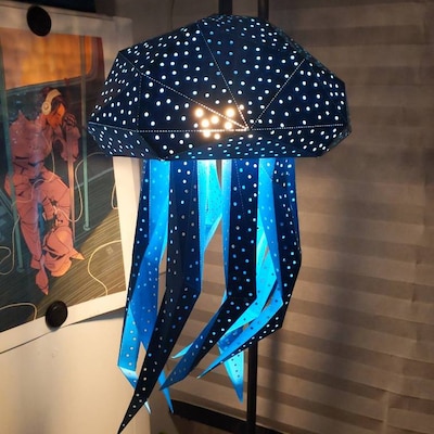 Fish Low Poly Papercraft, Nature Lover Gift, Origami Lamp, Diy Paper ...