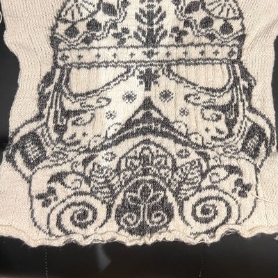 Cross Stitch Pattern, Trooper Mando Alien Dart, Sugar Skull Xstitch ...