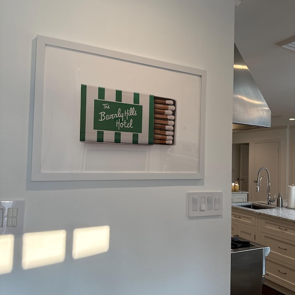 The Beverly Hills Hotel Chic Home Decor Vintage Matchbox Modern ...