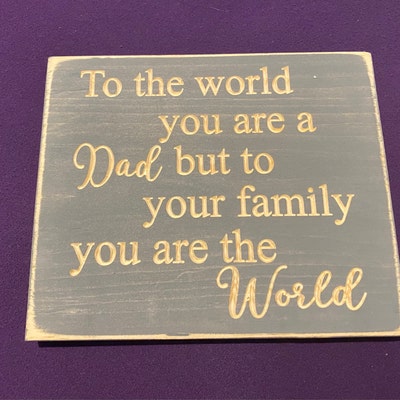 Dad Sign,gift for Dad,father's Day Gift,fathers Day Gift,dad Sign ...