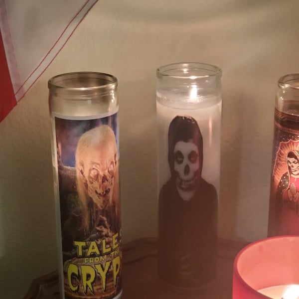 Frankenstein Monster Horror Prayer Candle - Etsy