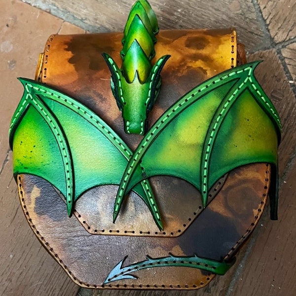 PDF & DXF Leather Dragon Hunter Bag PDF Pattern - Etsy
