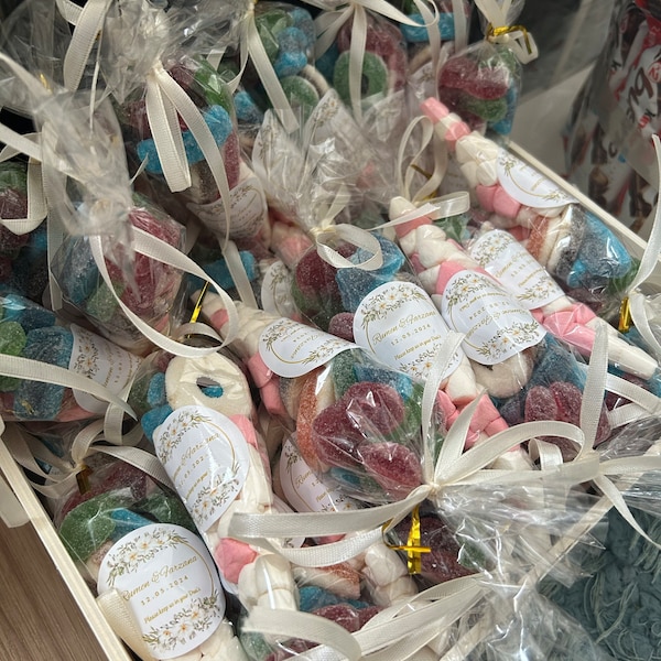 25x Personalised Chocolate Wedding Favours, Walima Favours, Zamzam ...