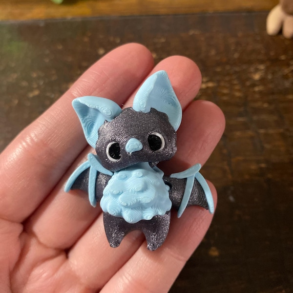 Mini Fidget Pixie Bat – 3D Printed Spooky Cute Bat Toy - Halloween Desk ...