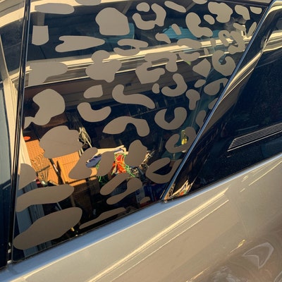 Leopard Cheetah Print Spots Rear Side Window Decals for 2021 Ford ...