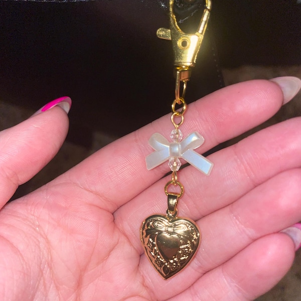 8 Ball Keychain, Y2K Clutter Bag Charms With Dice, Cherry, Stars, Bow ...