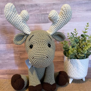 Moose Crochet Pattern Crochet Moose Moose Tutorial - Etsy