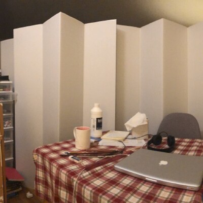 Room Divider Dorm Privacy Screen Partition 5 1/2 Ft. 65 Tall - Etsy