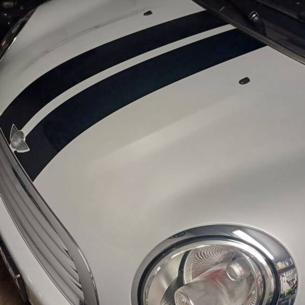 JCW Bonnet Stripes Black & Transparent OEM Spec for Mini Countryman U25 ...