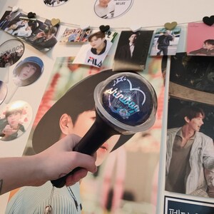 Pentagon UNI Heart Lightstick Holographic Decal Stickers - Etsy