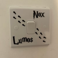 Epic Modz Lumos Nox Light Switch Vinyl Decal Sticker Child Room ...