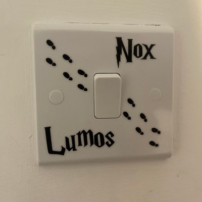 Epic Modz Lumos Nox Light Switch Vinyl Decal Sticker Child Room ...