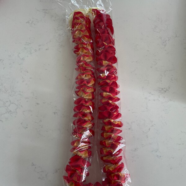 Handmade Ribbon Leis - Red and Pink Variations (scroll Below for Other ...