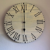 12 Deluxe Acrylic Clock Hour Markers With Double Sided Tape on Back for ...