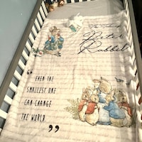 Peter Rabbit Baby Blanket, Peter Rabbit Nursery Baby Gift, Peter Rabbit ...