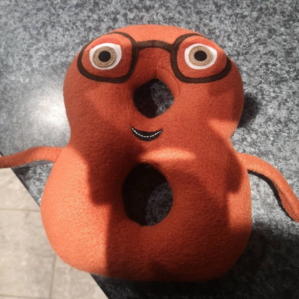Plush Toy Just Like Charlie and the Numbers - Number 2 - Etsy