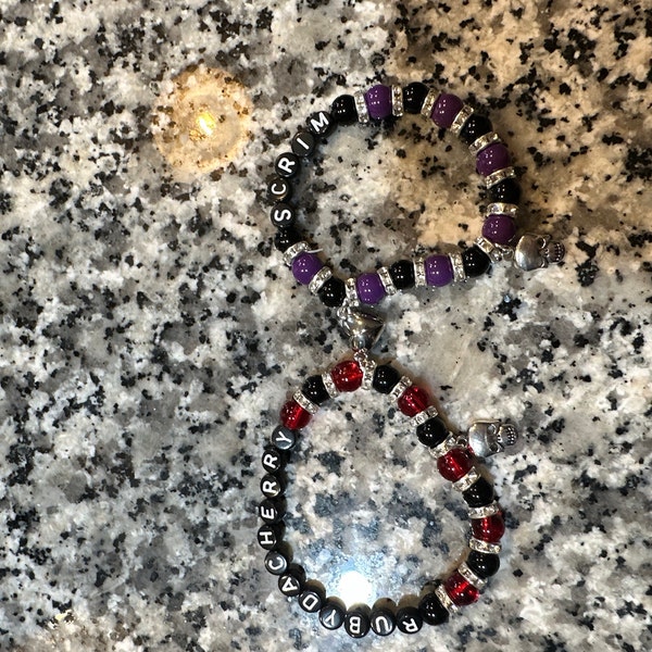 Coraline and Wybie Button Bracelets - Etsy